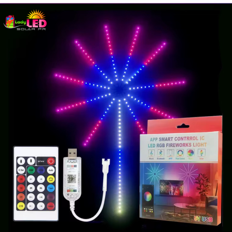 Fireworks Pared – LADY LED SOLAR PR